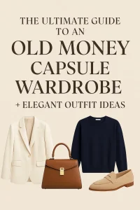 The Ultimate Guide to an Old Money Capsule Wardrobe + Elegant Outfit ...